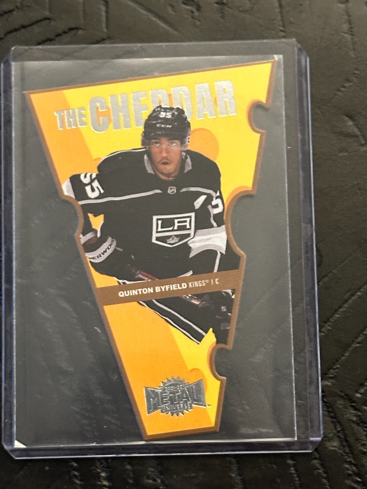 2021-22 UD Skybox Metal Universe The Cheddar Rookies Quinton Byfield # ...