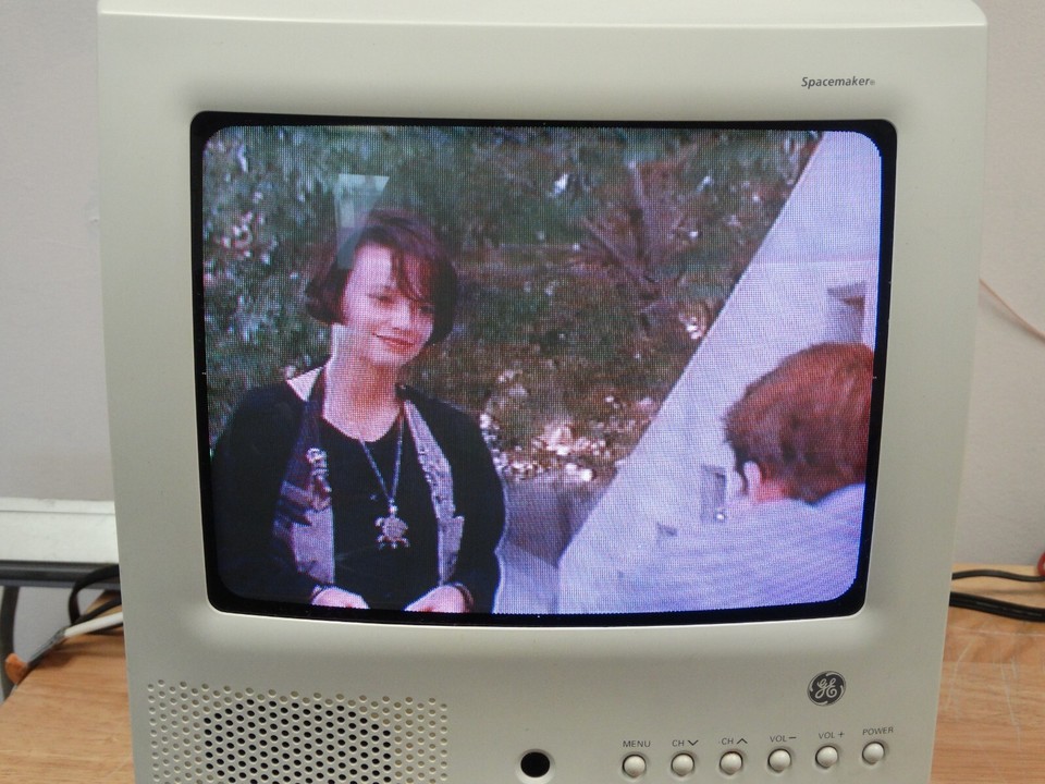 Vintage GE 09GP344 Spacemaker 9" Retro Gaming CRT TV No Remote Tested ...