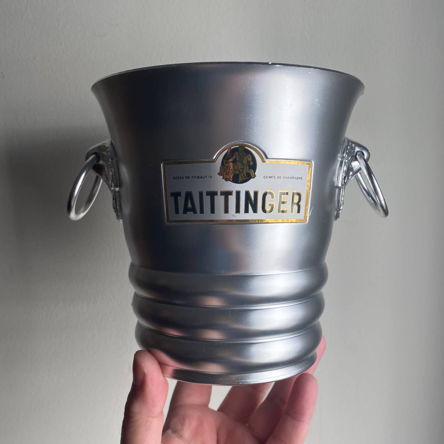 Taittinger Champagne Mini Split Bucket Vintage Argit Polished Aluminum ...