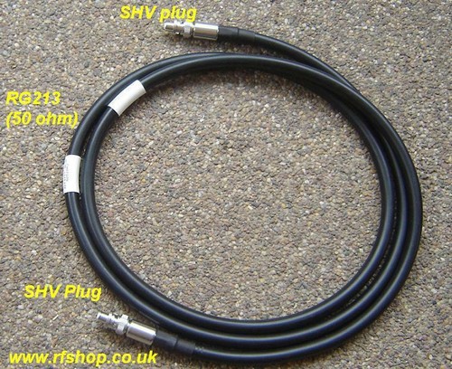 SHV plug to SHV plug coaxial connector cable assembly RG213 Cable | eBay
