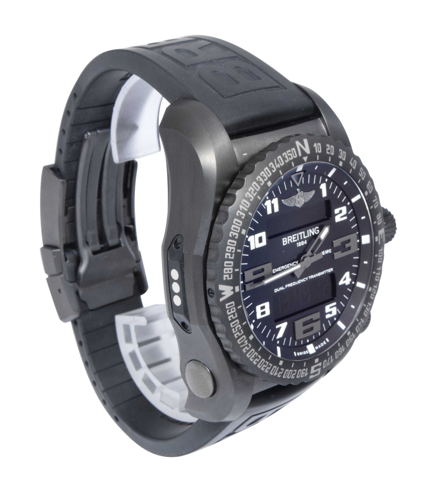 Breitling Emergency Night Mission Titanium Volcano Black 51mm Watch B/P ...