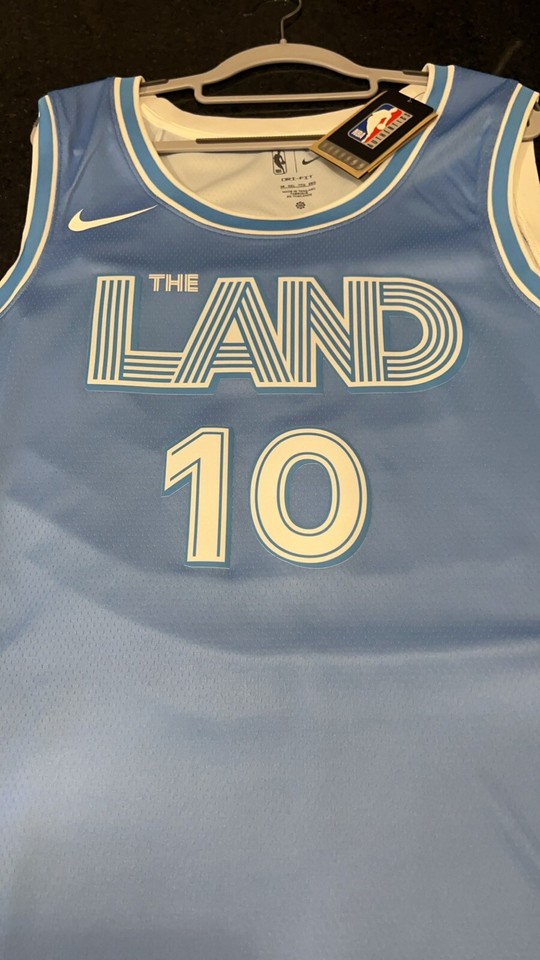 Cleveland Cavaliers Darius Garland Nike Blue NBA Swingman Jersey City ...