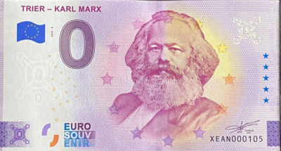 Biglietto 0 Euro Trier Karl Marx Germania 2025 Numero Diverso | eBay