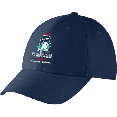 2022 World Junior Championship IIHF Olympic Collection Nike Fitted Cap ...