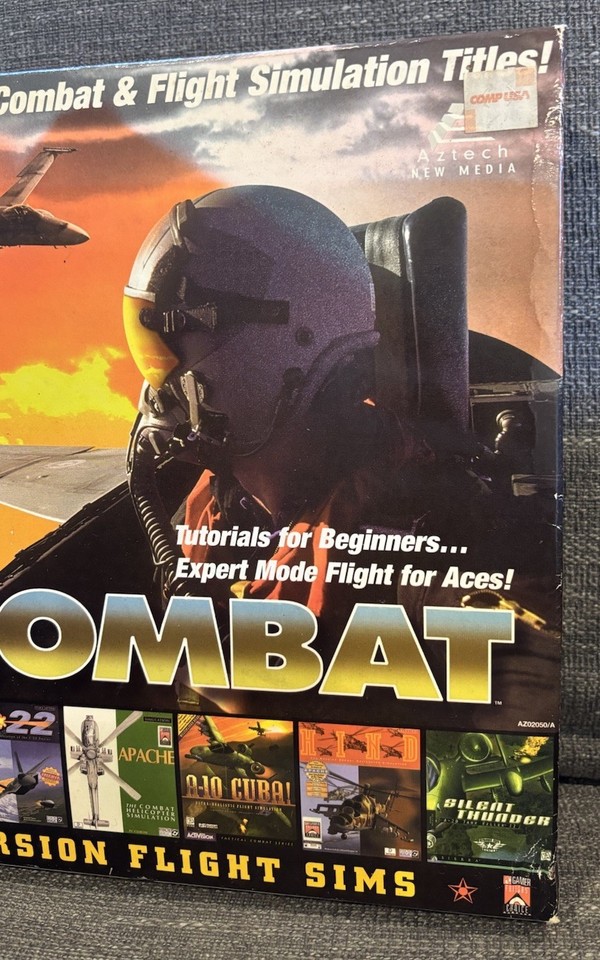 Air Combat PC Game Bundle 8 Flight Sims CD ROM Windows 95/98 Sealed NOS ...