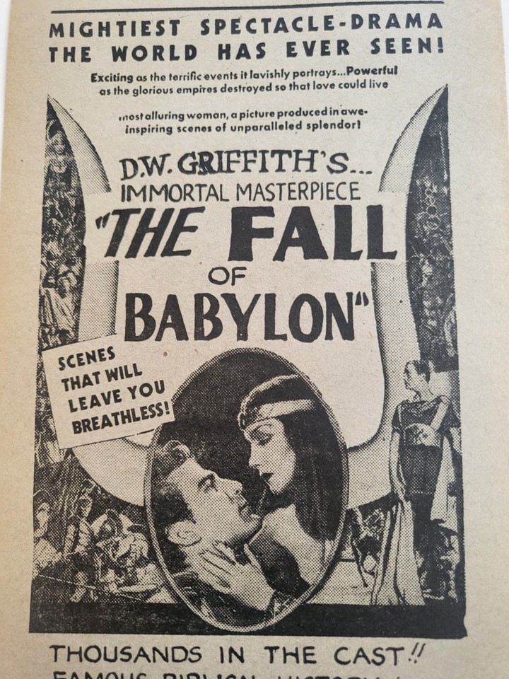 1919 D.w. Griffith & Charlie Chaplin Broadside Paper Poster | eBay