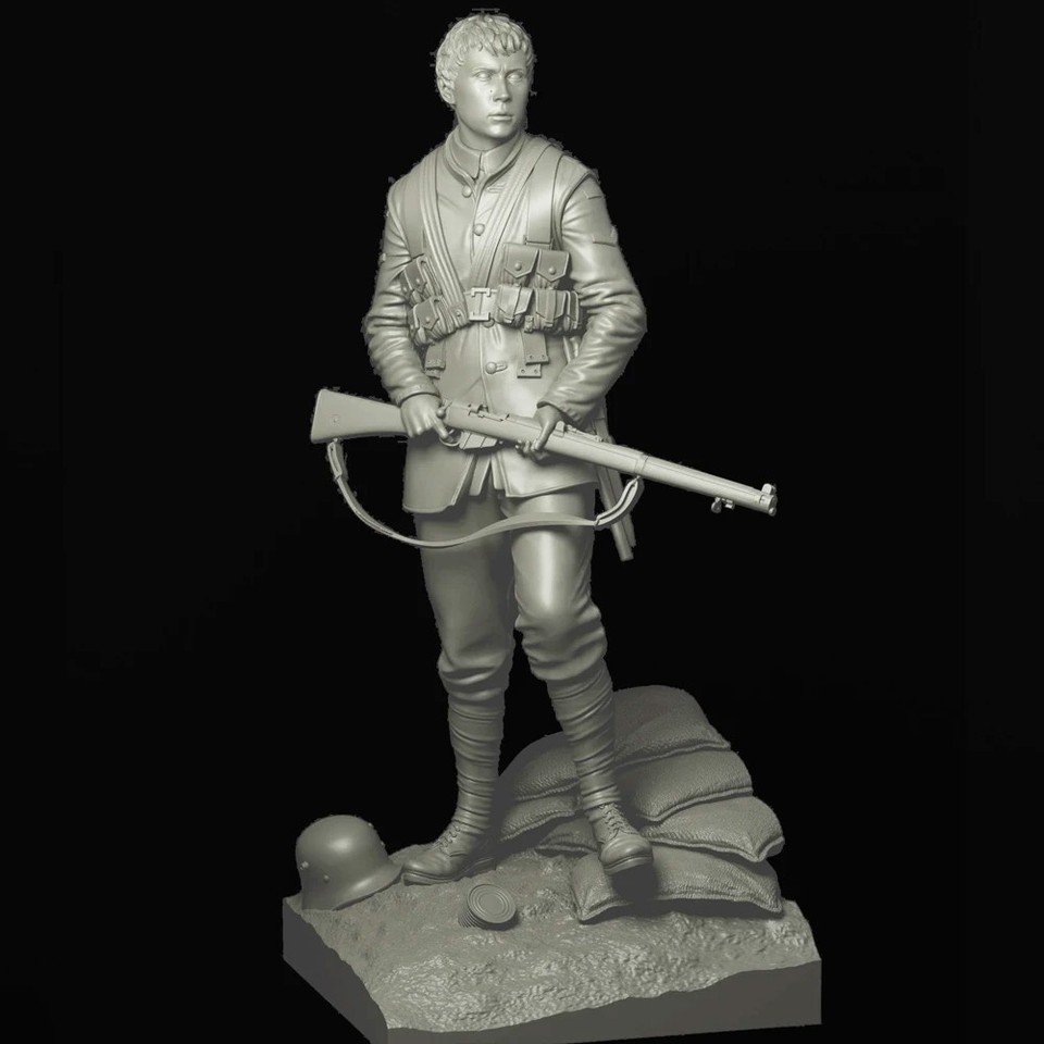 1/16 World War I soldiers, Resin Model figure soldier, WWI Military ...