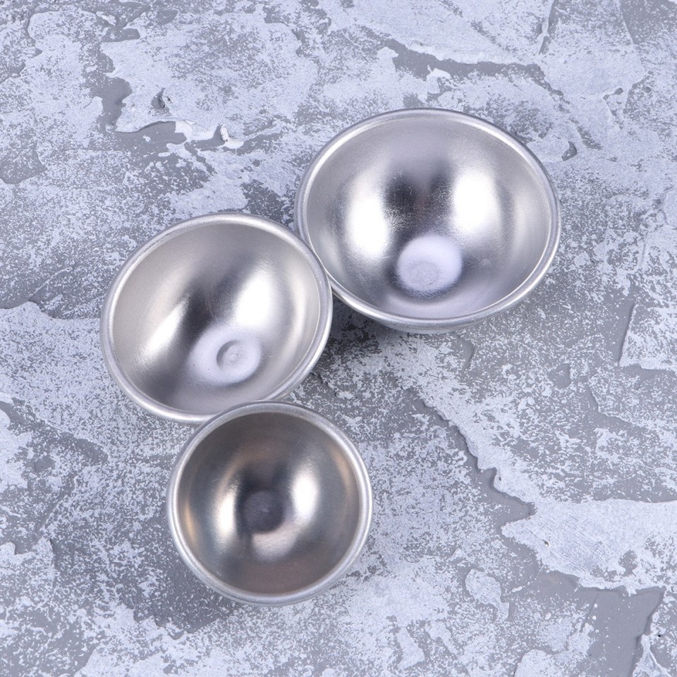 6 Pcs Mousse Cake Mold Semi Circle Baking Moulds Half Ball Pudding ...