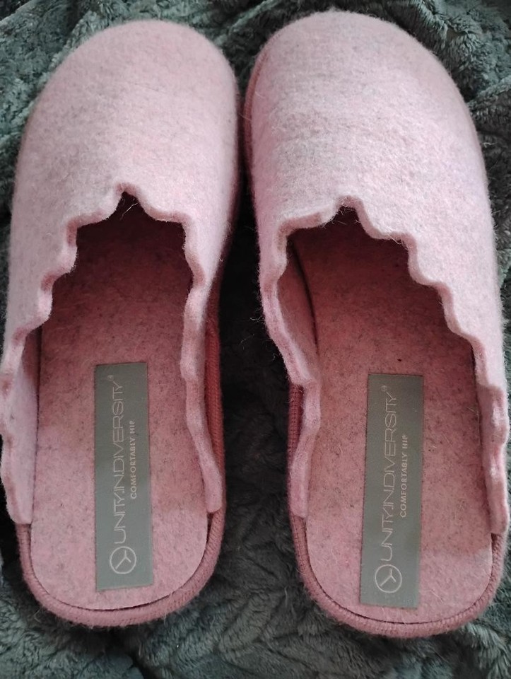 UNITY IN DIVERSITY Felted Wool Malaga Clogs Slippers NWOB 40 (9 ...