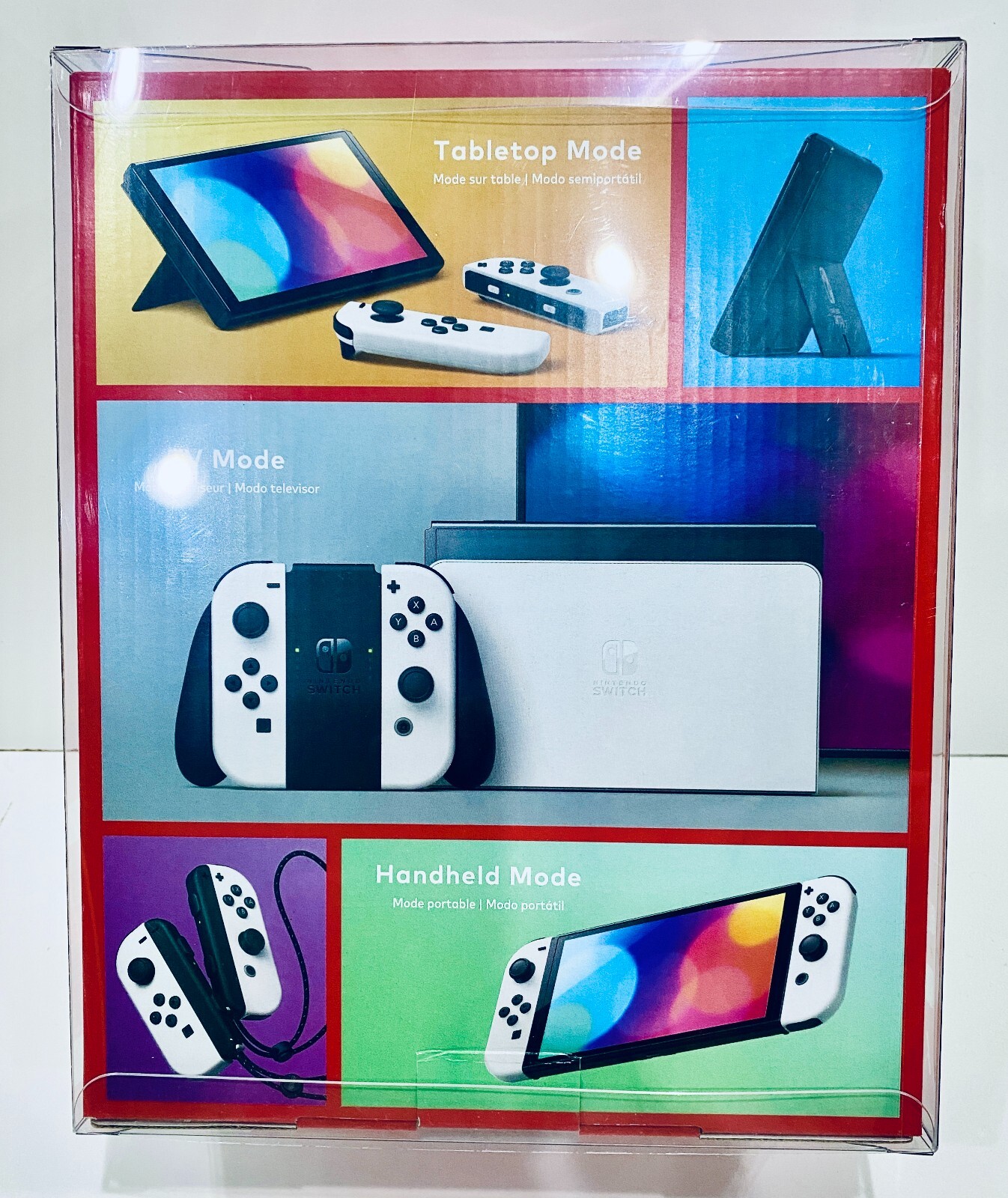 1 Console Box Protector Fits Only OLED Nintendo SWITCH Console boxes ...
