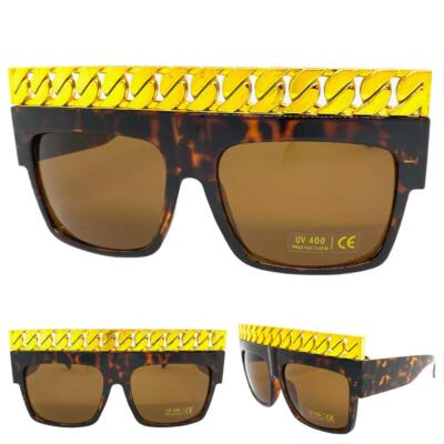 Oversized Retro Hip Hop Rapper Pimp Party Raver SUN GLASSES Large ...