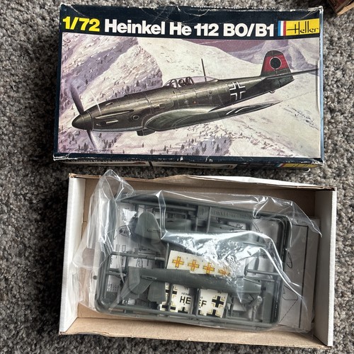 Heller Heinkel He 112 B0/B1, 1/72 Scake Model Kit #240 Sealed Bag | eBay