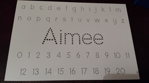 Personalised Writing formation board- WRITE YOUR NAME LETTERS NUMBERS ...