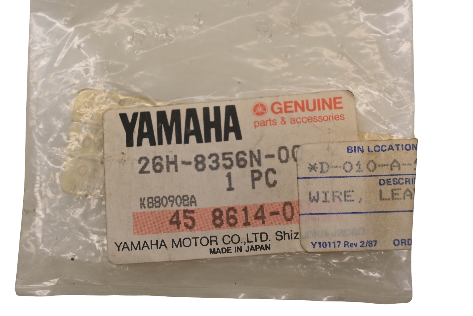 Yamaha OEM Part 26H-8356N-00-00 for sale online | eBay