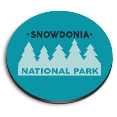 1x Round Fridge MDF Magnet Snowdonia National Park Wales #60675 | eBay UK