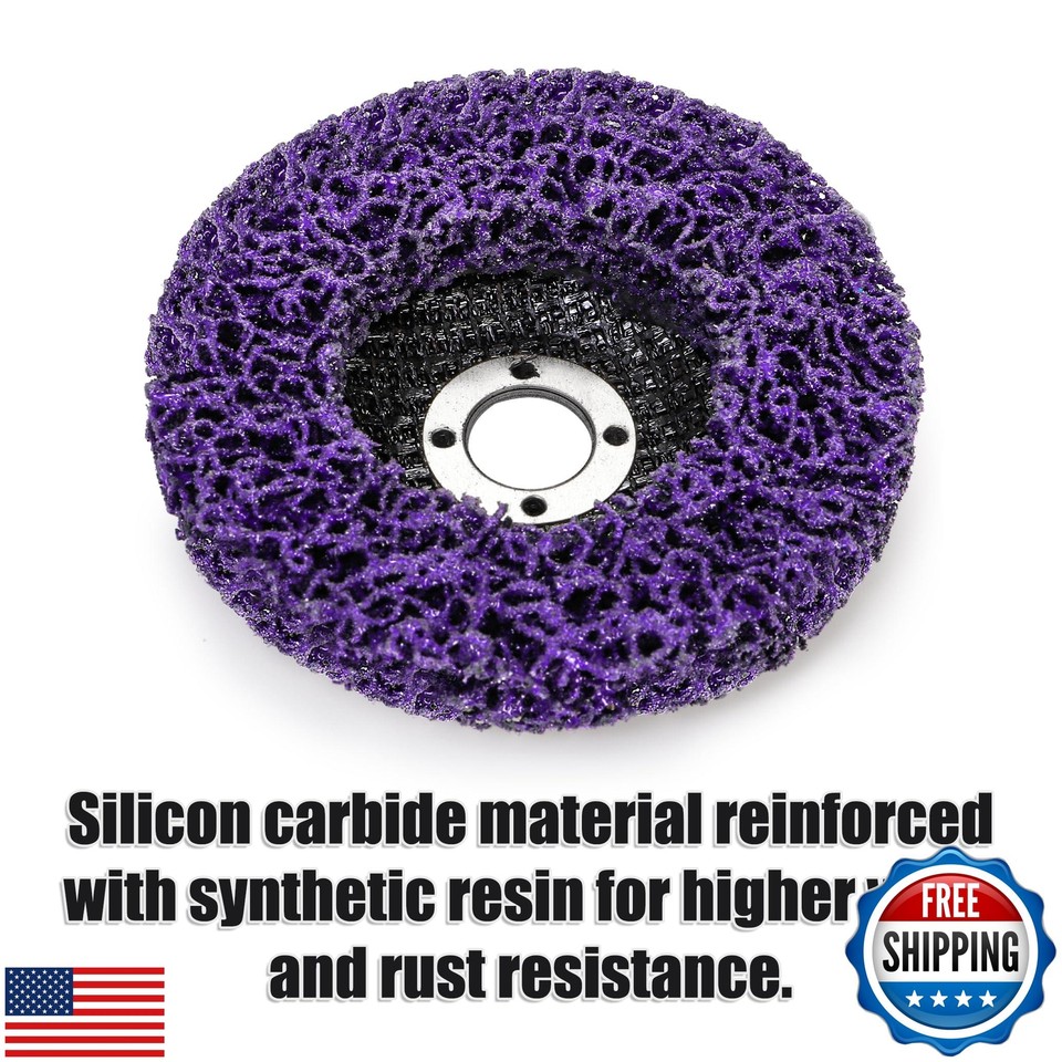 Elsjoy 6 Pack Strip Discs Stripping Wheel for Angle Grinder, 4" x 5/8 ...