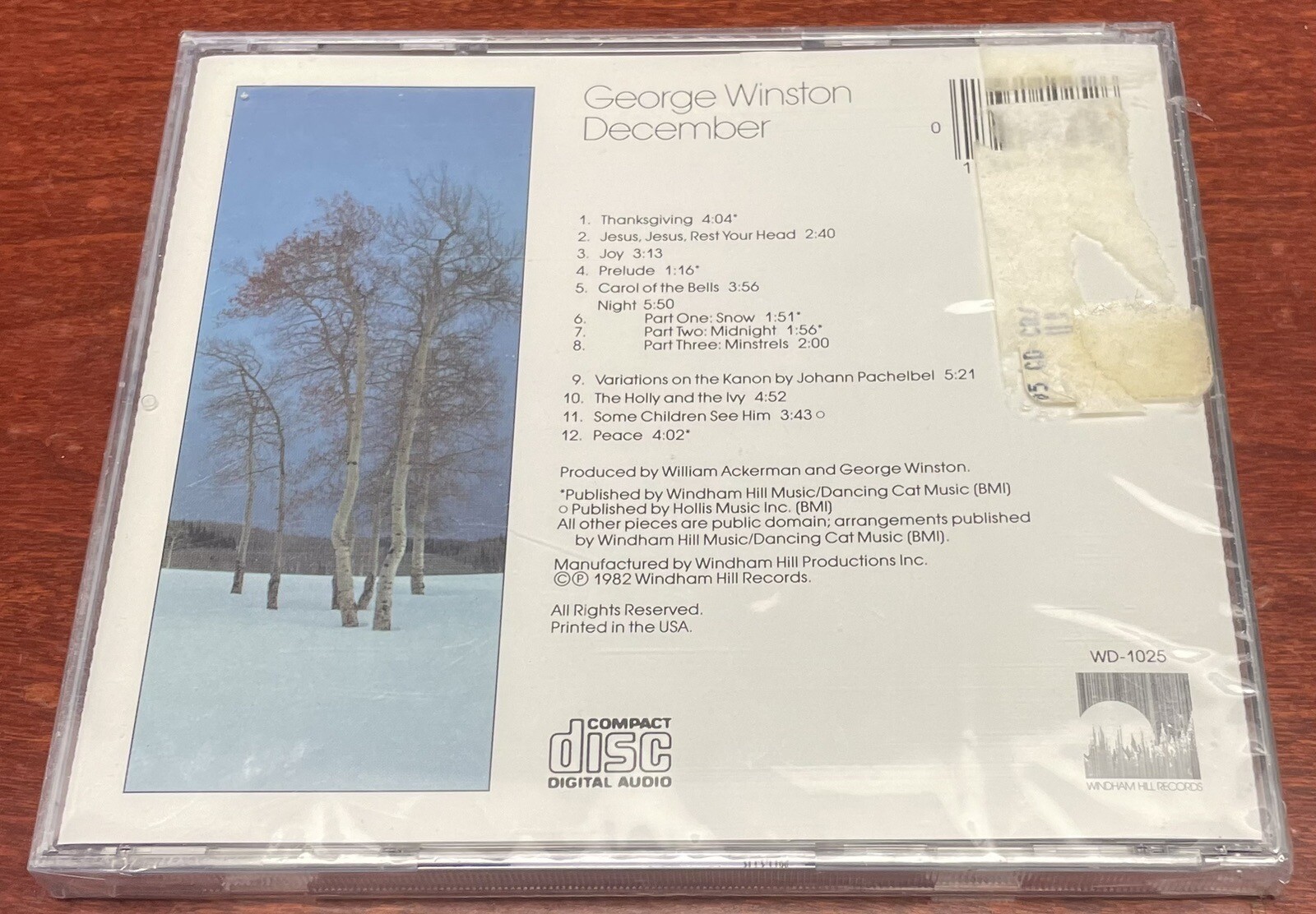 December by George Winston (CD, Jan-1995, Windham Hill Records) for ...