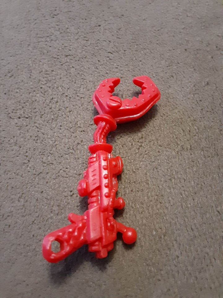 Tmnt Fugitoid Grappling Gun Accessory Red claw 1990 Teenage Mutant ...