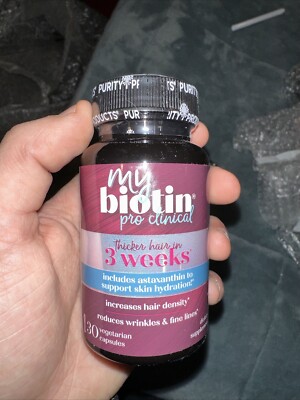 Purity Products My Biotin ProClinical MyBiotin 30 Caps w- Astaxanthin/L ...