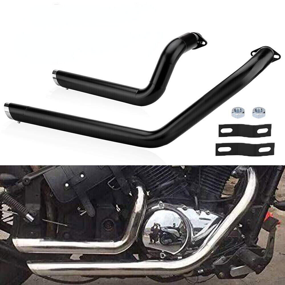 Kawasaki Vulcan 800 VN800A VN800B Classic Shortshots Staggered Exhaust ...