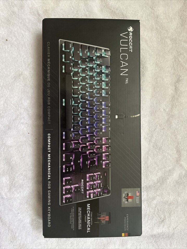 roccat vulcan TKL compact mechanical rgb gaming keyboard | eBay