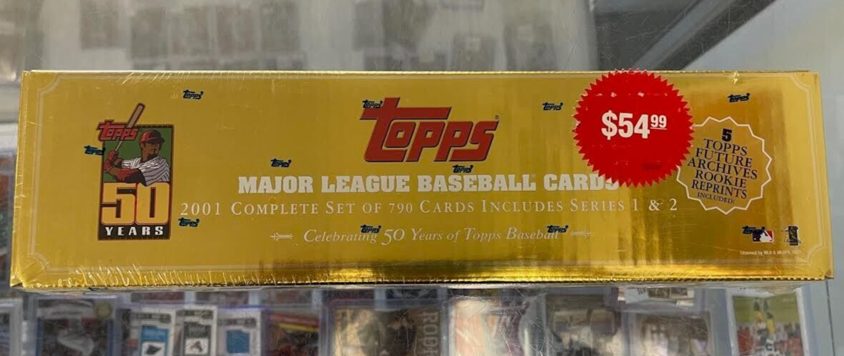 2001 Topps Baseball MLB Complete Set FACTORY SEALED Series 1 And 2 ...