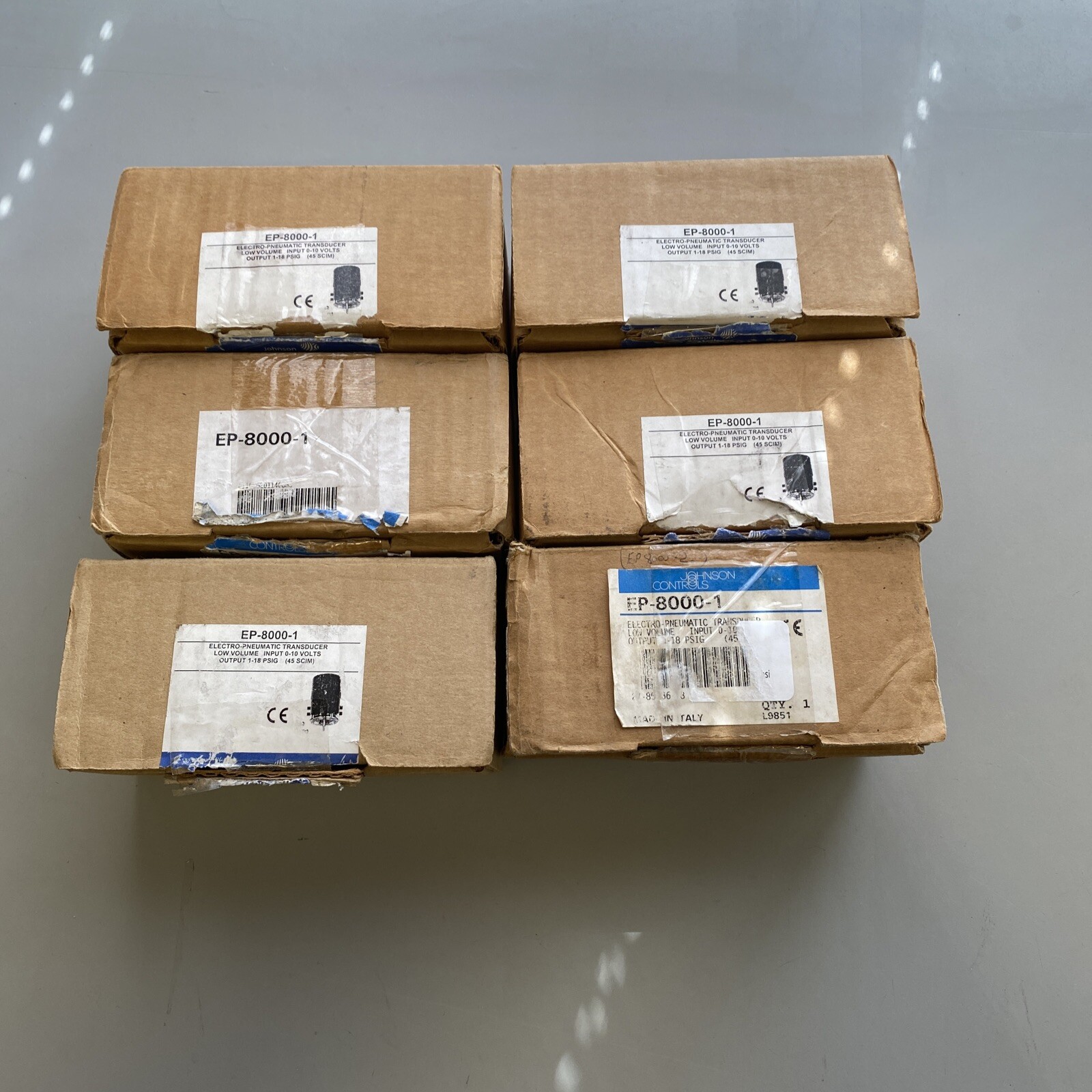 Openbox Johnson Controls EP-8000-1 LowVolume Output Electro-Pneumatic ...