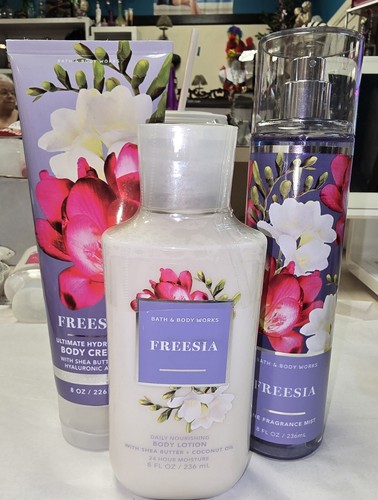 FREESIA BATH & BODY WORKS FINE FRAGRANCE MIST, Body Cream, Body Lotion ...