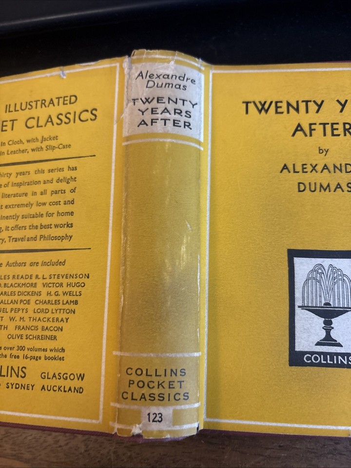 Twenty Years After By Alexandre Dumas - Collins Pocket Classics 123 ...
