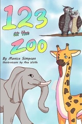 123 at the Zoo by Monica Simpson (English) Paperback Book 9780359485239 ...