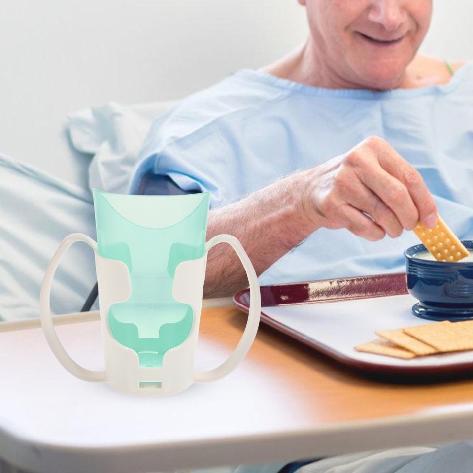 Spill Proof Cup Medication Cups for Disabled Adults Elderly Drinking | eBay