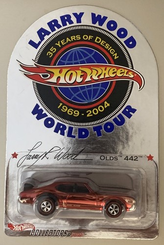 Hot Wheels RLC Larry Wood 35 Years World Tour Olds 442 #1414/4000 | eBay