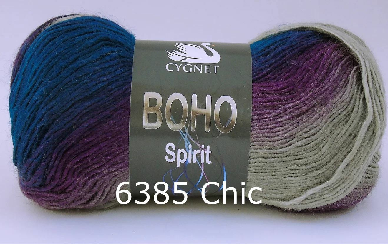 Cygnet Boho Spirit DK-Aran 6385 Chic 100g Wool Yarn | eBay