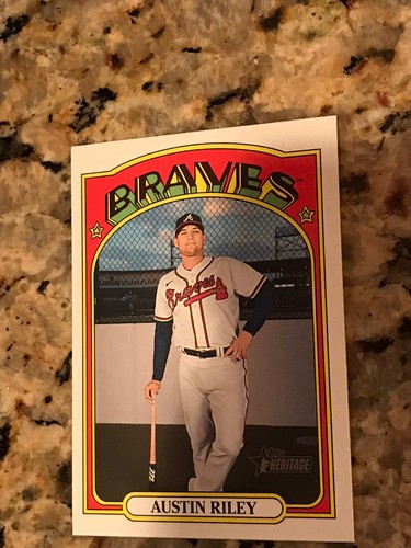 2021 TOPPS HERITAGE # 226 AUSTIN RILEY CARD BRAVES | eBay