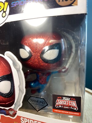Funko Pop #1160 TargetCon Diamond Spider-Man Marvel No Way Home Peter ...