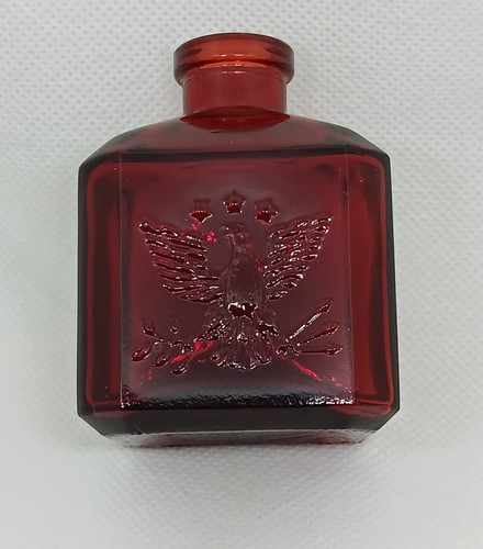 Wheaton Ruby Red Glass Inkwells Bottle (Empty) Made By Waterman Salem ...