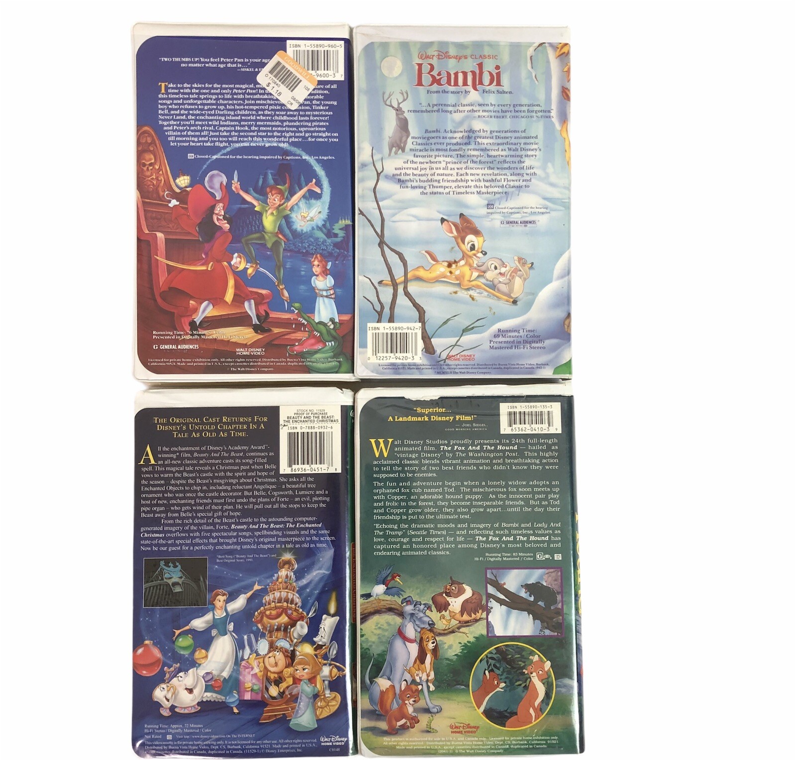 14 Disney - DreamWorks - MGM VHS Movies in Clamshell TESTED | eBay