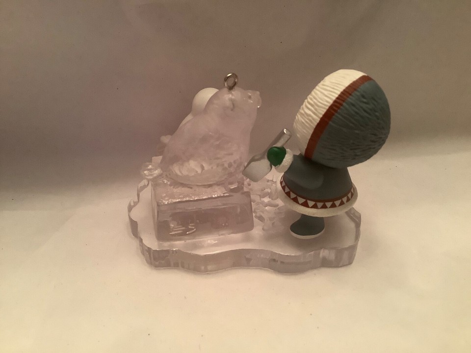 2000 Hallmark Frosty Friends Eskimo Christmas Ornament with BOX #21 in ...