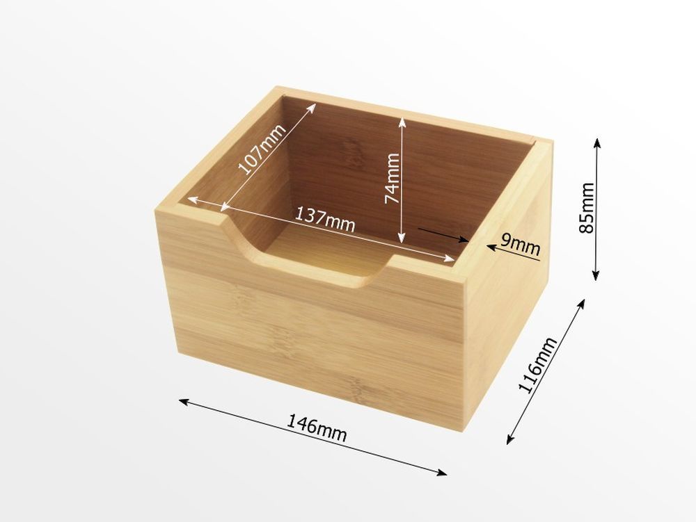 Bamboo Wall Mounted Letter Rack Key Holder Mail Bill Storage Drawer ...