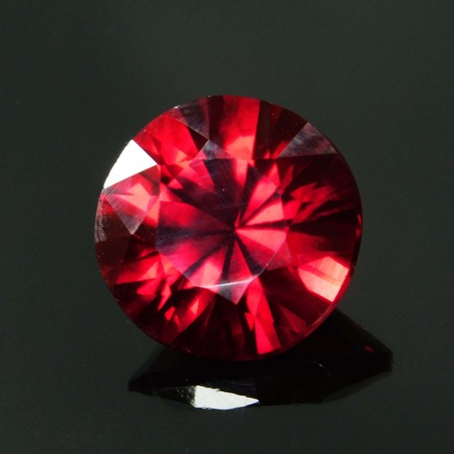 9.45 Ct Natural Mogok Red Ruby Excellent Round Cut Certified Rare Loose ...