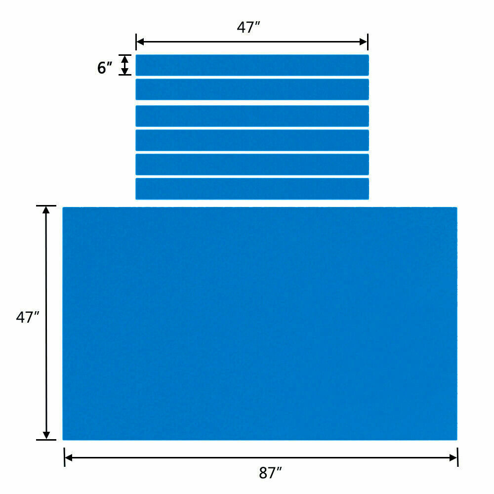 Pool Table Felt Worsted Wool Billiard Cloth w/ Pre-Cut Rails for 7/8 ...