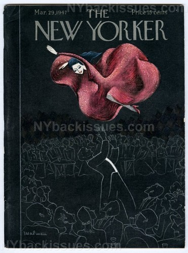 New Yorker magazine March 29 1947 Irwin Shaw Robert M Coates E B White ...