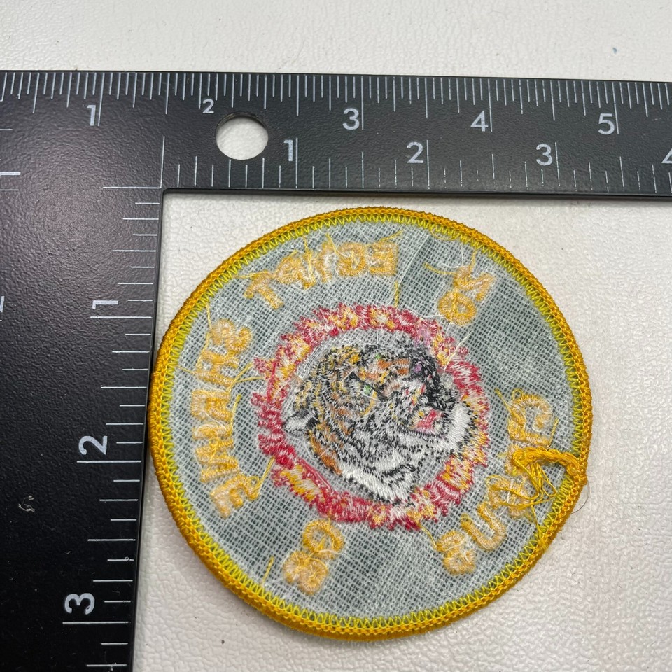 Vtg 2008 Shrine Shriner TIGER Flame Hoop EGYPT SHRINE CIRCUS Florida ...