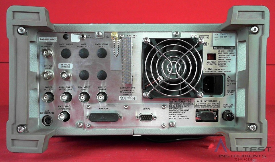 HP 8594E-010-015-102-119 Spectrum Analyzer, 9kHz to 2.9 GHz | eBay