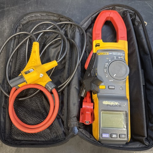 Fluke 381 Remote Display True RMS AC/DC Clamp Meter W/ iFlex i2500-18 ...