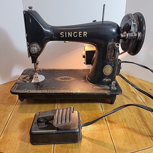 1956 SINGER 99K Electric Sewing Machine w/ Pedal Working** FOR ...