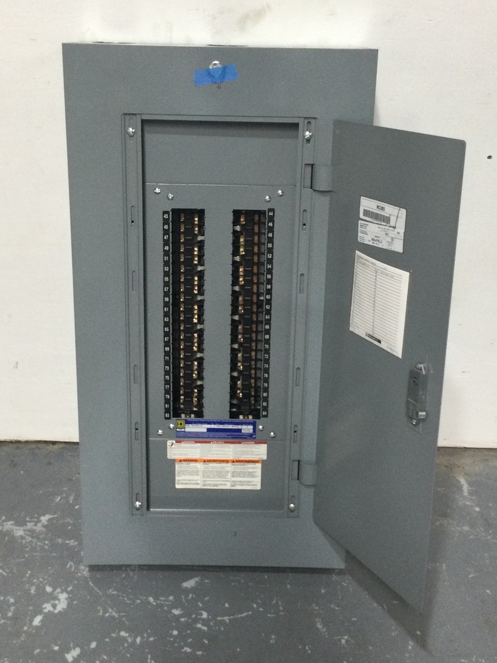 Square D NC38S/NQ442L2C 225 Amp 3 Phase 42 Space 120/240V Panelboard 38 ...