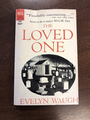 THE LOVED ONE by Evelyn Waugh Dell Laurel Edition Vintage Paperback ...
