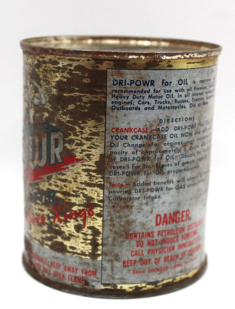 Vintage Dri-Power Oil Additive For Valves And Rings Unopened | eBay