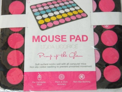 Macbeth Collection Printed Mousepad Soda Licorice Multi Color Polka Dot ...